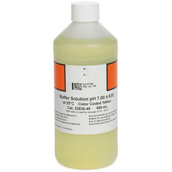 Buffer Solution, pH 7.00, Color-coded Yellow, 500 mL Hach Usa – PT ...