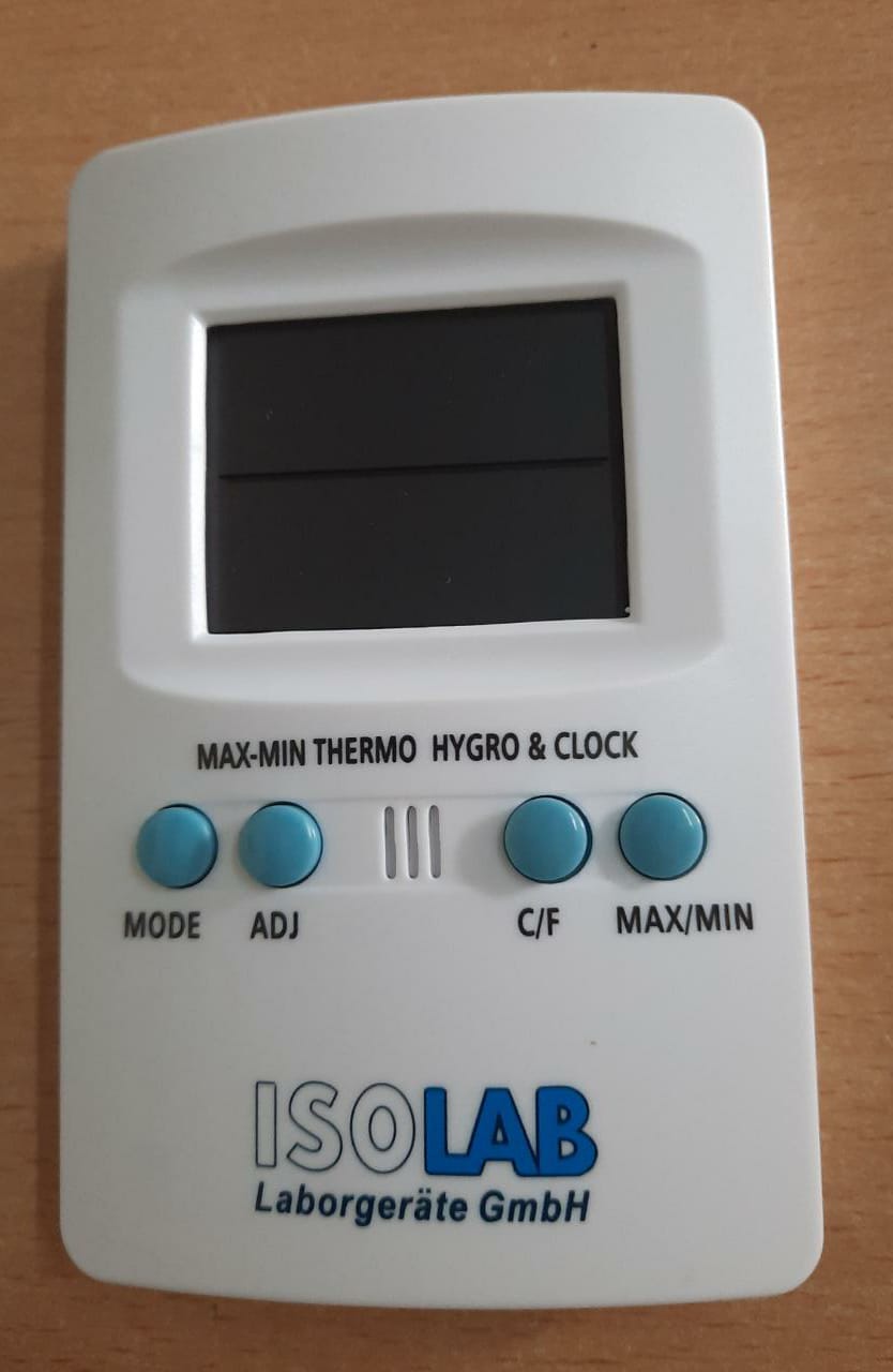 Max-min Thermo Hygro & Clock Isolab Germany – PT. SUMBER ARUM ABADI