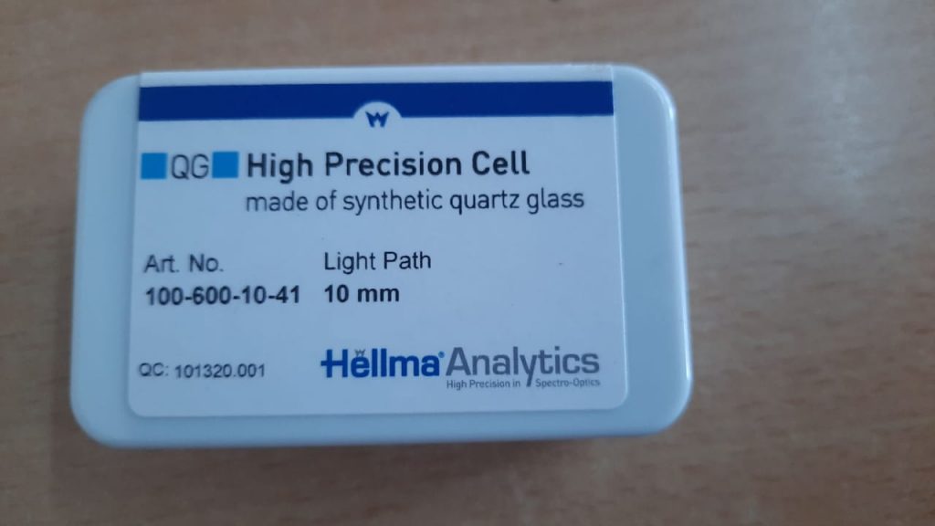 Quartz cell untuk cuvette UV/Vis spectrophometer Hellma Analytics made ...
